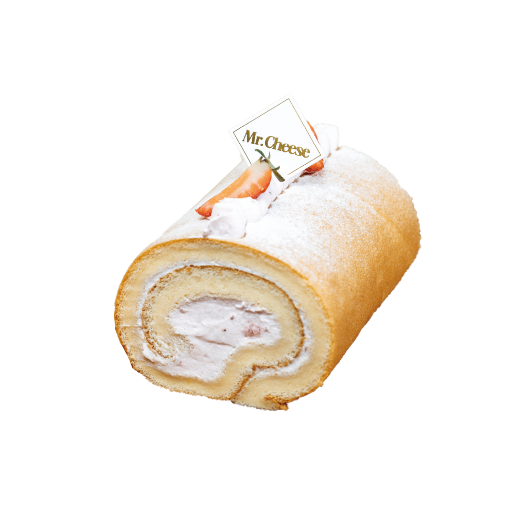 Strawberry Swiss Roll - Mr Cheese